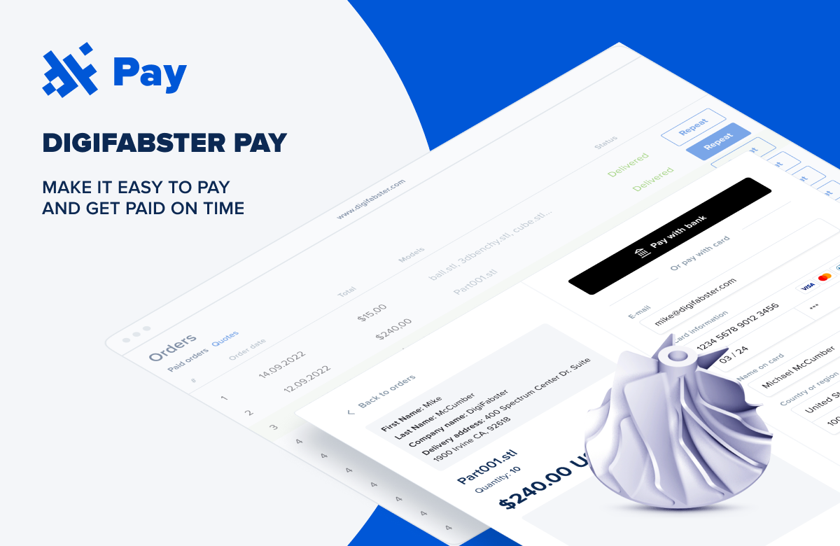 DigiFabster Pay: complete payment solution for manufacturers